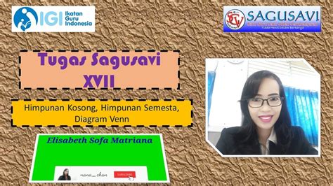 Tugas Sagusavi XVII Himpunan Kosong Himpuna Semesta Diagram Venn