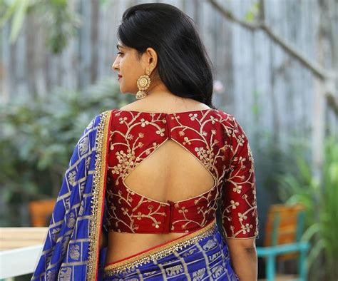 A Stunning Collection Of Full 4K Blouse Back Neck Designs For Silk