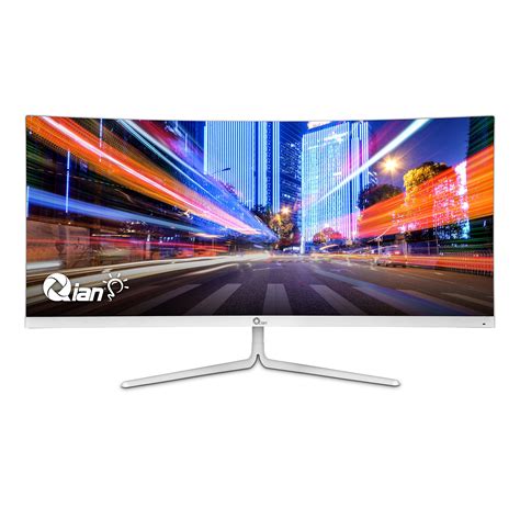 Qian 30 Ultra Wide FHD 1080P Curved Computer Monitor 100 Hz VA Panel