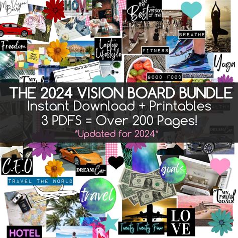 Mini Vision Board Clip Art Book Images Quotes And Vision