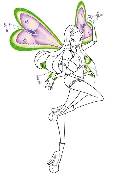 Winx Club Roxy Coloring Pages
