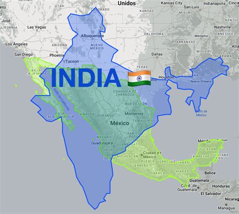 Mapoteca De Pzz On Twitter Comparaci N De India Con M Xico En