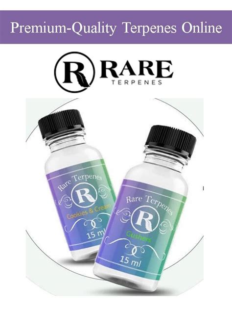 Rare Terpenes On Tumblr