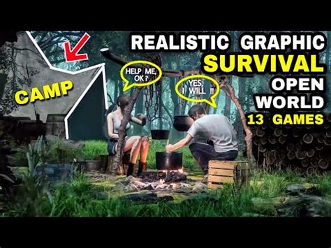 Top 13 OPEN WORLD Best SURVIVAL GAMES For Android IOS With High Graphic