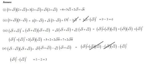 simplify each of the following expressions