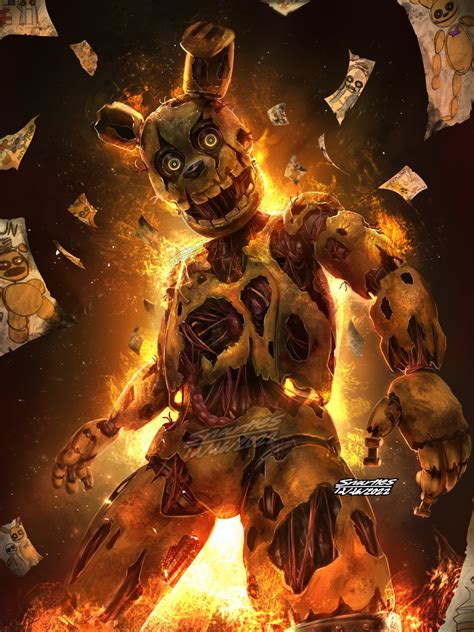 Orange Playzz On Twitter RT Snartles Experimental Springtrap FNAF