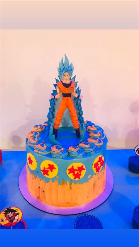 Descubrir Imagen Pastel De Goku Blue Abzlocal Mx