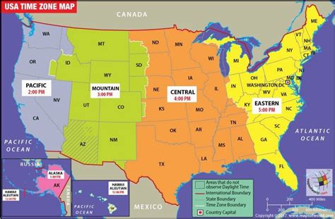 Canada Time Zone Map With Utc