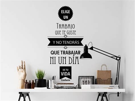 Vinilo Un Trabajo Que Te Guste Papeles De Colgadura Personalizados