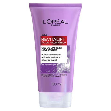 Gel De Limpieza Facial L Oréal París Revitalift con Ácido Hialurónico