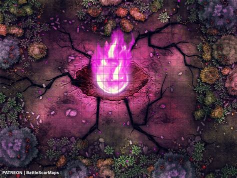 Crater Battle Map Dnd Battle Map Dandd Battle Map Battlemap Etsy