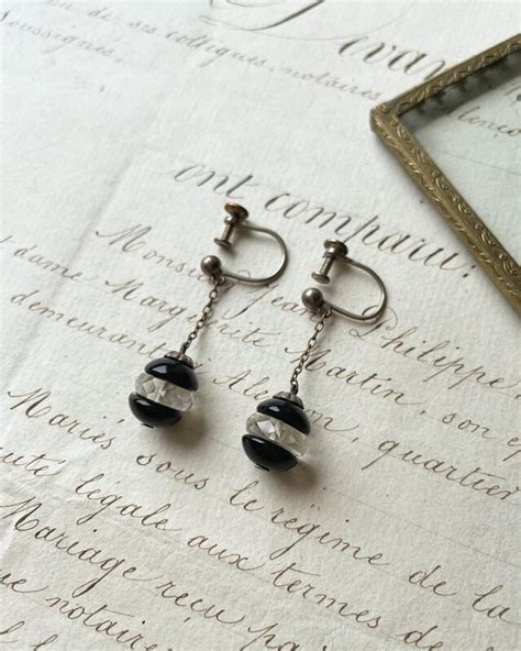 Art Deco Modern Earrings iichi 日々の暮らしを心地よくするハンドメイドやアンティークのマーケットプレイス