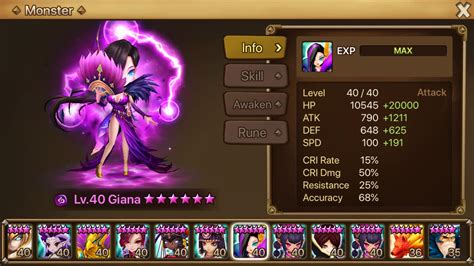 Summoners War Giana