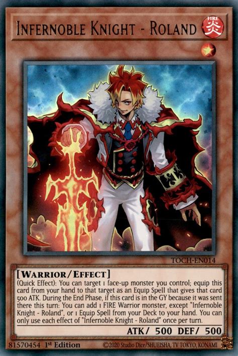 Infernoble Knight Roland Toon Chaos YuGiOh