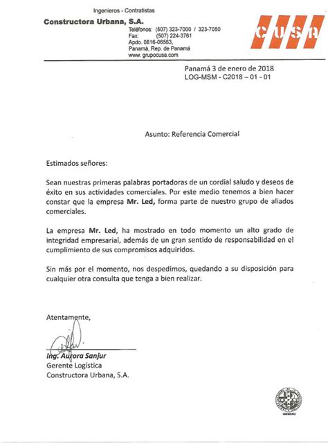 Descarga Gratis Carta De Recomendaci N Comercial Formatos En Word Y Pdf