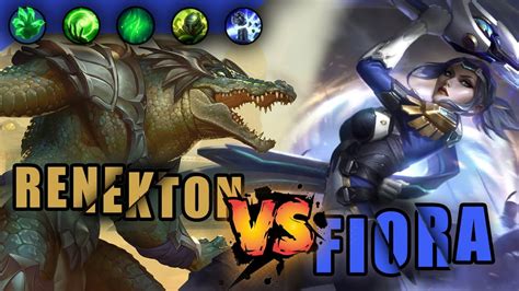 Challenger Fiora Vs Challenger Renekton Full Ranked Wild Rift Gameplay