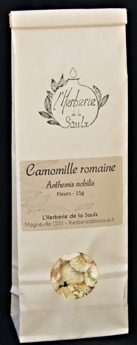 Camomille Romaine 15 G L Herberie De La Saulx Locavor Fr
