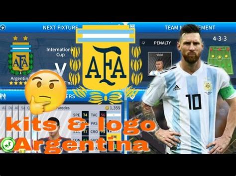 How To Create Argentina National Team Kits Logo Dream League Soccer