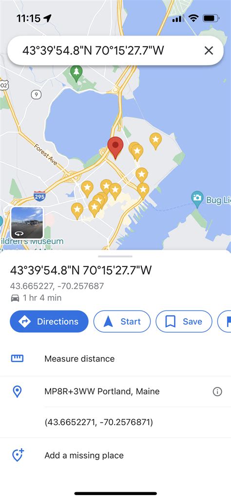 Google Maps Showing Coordinates Instead Of Address Spring Semester