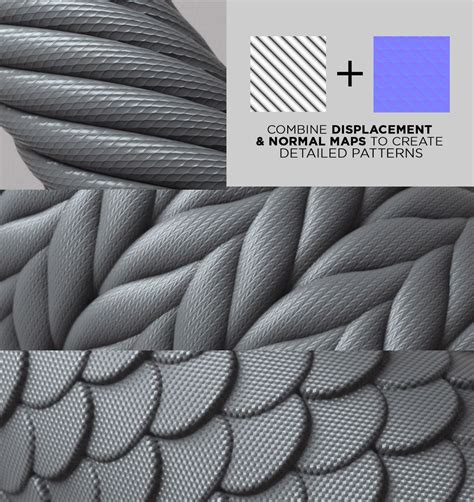 Tileable Displacement Alpha Patterns Blender D Blender Models D