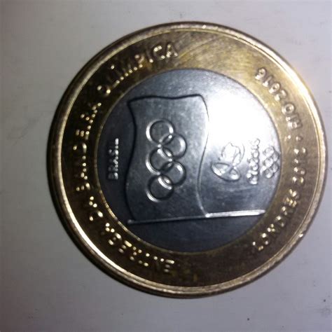 Oferta Moeda Olimpica Da Entrega Da Bandeira Frete Barato R 102 00