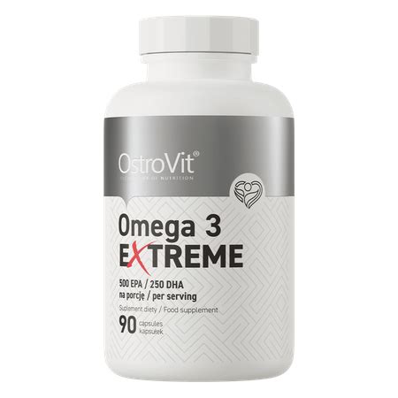 OstroVit Omega 3 Extreme 90 Caps 500 EPA 250 DHA 8 60 OstroVit