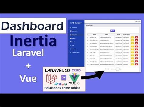 Dashboard CRUD Laravel 10 Vue 3 Con Inertia YouTube