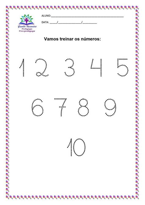 Atividade Numero Pontilhado