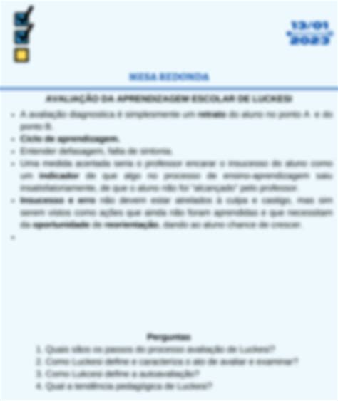 SOLUTION Roteiro De Apresenta O Avalia O Somativa Studypool