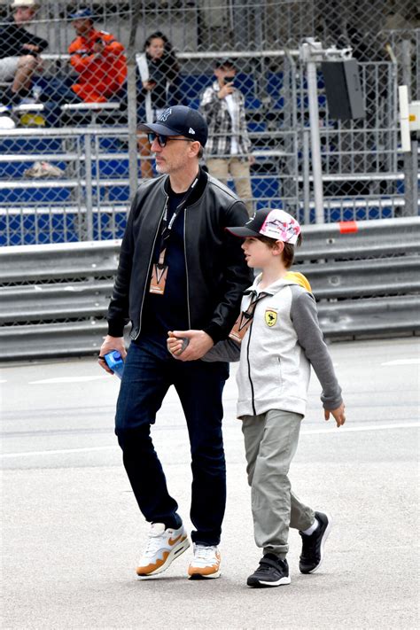 Photo Gad Elmaleh et son fils Raphaël durant le 6eme Monaco E Prix à