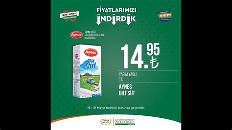 Tarım Kredi Kooperatifi Market Kampanyalar 16 31 Mayıs 2023 YouTube