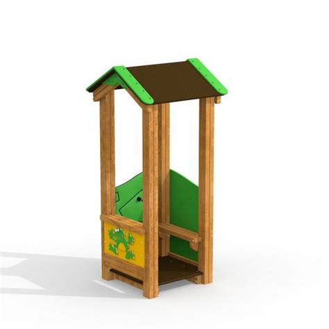 Spielhaus für Spielplätze FROG Lars Laj wasserdicht bodenstehend