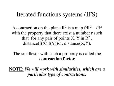 ppt iterated functions systems ifs powerpoint presentation free download id 3943462