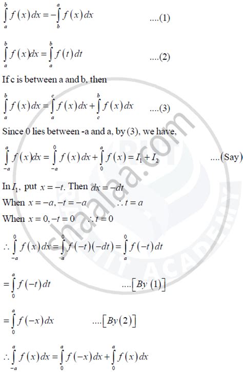 prove that ∫a−a f x dx 2∫a0f x dx 0 if f x is an odd function mathematics and