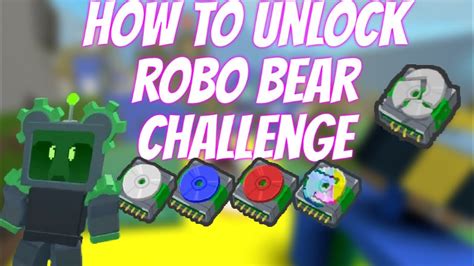 HOW TO REPAIR ROBO BEAR AFTER BEESMAS Unlocking Robo Bear Challenge