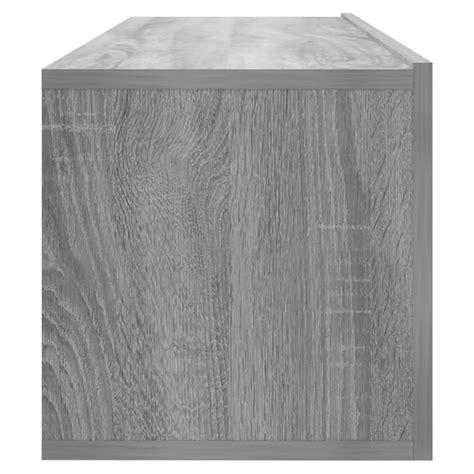 Omabeta Meubles Tv Armoire Murale Tv Sonoma Gris X X Cm Bois D