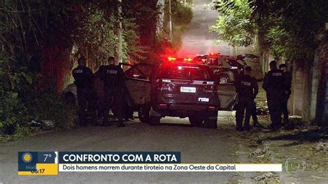 Dois suspeitos de crimes são mortos em troca de tiros a Rota em SP