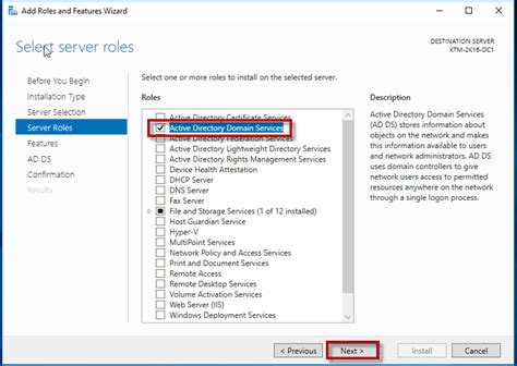 Installing Active Directory Domain Controller On Windows Server 2016