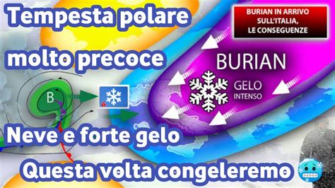 Addio Al Caldo Forti Nevicate Gelo E Una Forte Ondata Di Freddo