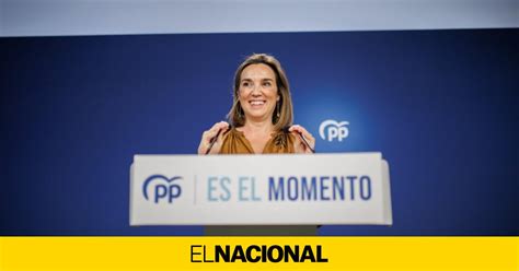Cuca Gamarra La Apuesta Del PP Para Presidir El Congreso De Los Diputados