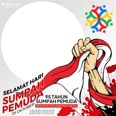 Twibbon Selamat Hari Sumpah Pemuda 2023 Keren