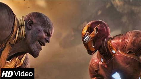 Thanos Vs Ironman Avengers Infinity War Scene Fight Scene Clip
