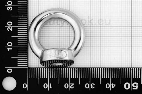 M6 Lifting Eye Nut DIN 582 Stainless Steel AISI 316 Marine Grade