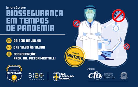 Curso gratuito Imersão em Biossegurança em Tempos de Pandemia é