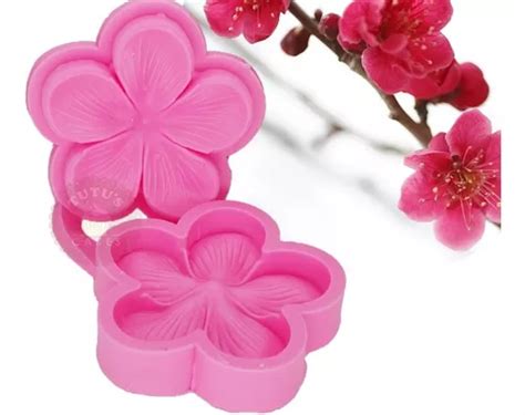 Molde Silicona Texturizador Flor Cerezo Grande Reposteria