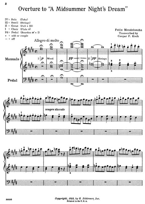 Overture To A Midsummer Night S Dream By Felix Mendelssohn