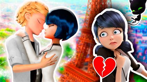 PRIMER BESO De ADRIEN Y KAGAMI Marinette LOS ENCUENTRA JUNTOS