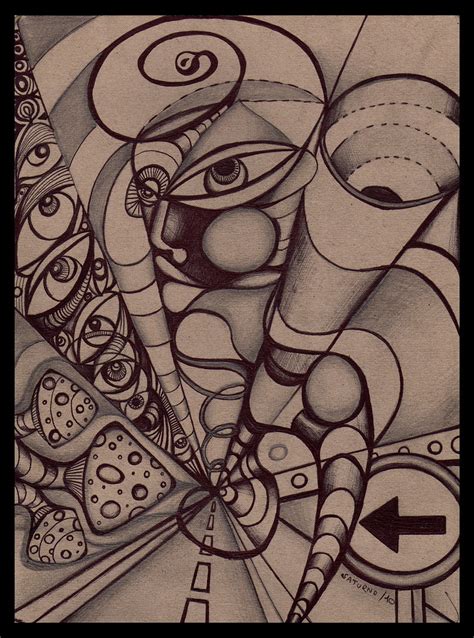 Dibujos Psicodelicos A Lapiz Imagui