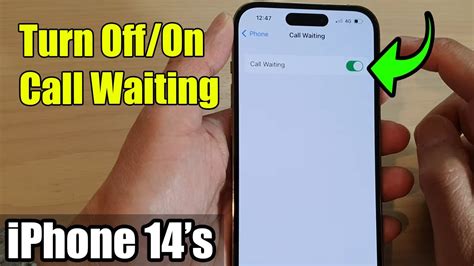 IPhone 14 S 14 Pro Max How To Turn Off On Call Waiting YouTube