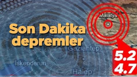 DEPREM Mİ OLDU NEREDE KAÇ ŞİDDETİNDE ANLIK REVİZE GELDİ Malatya
